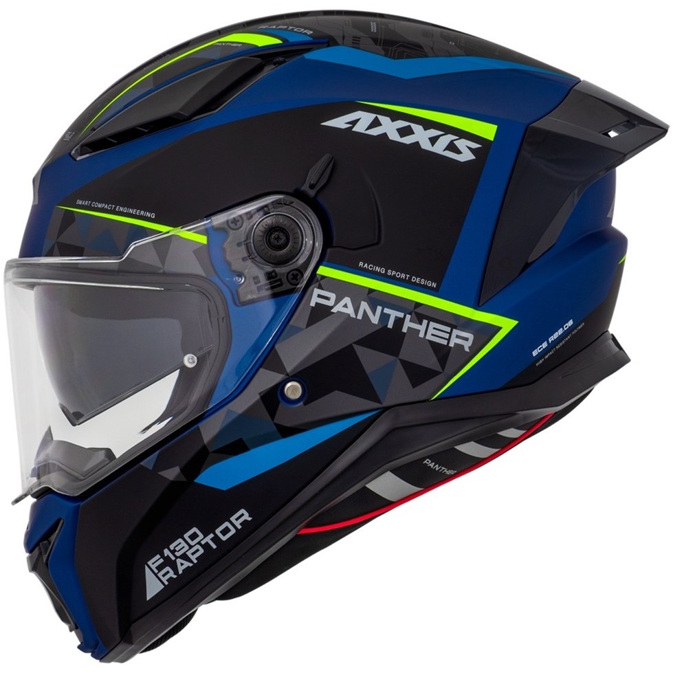 Capacete Axxis Panther Raptor C7 (Óculos Solar) - Azul Fosco | Shopee ...