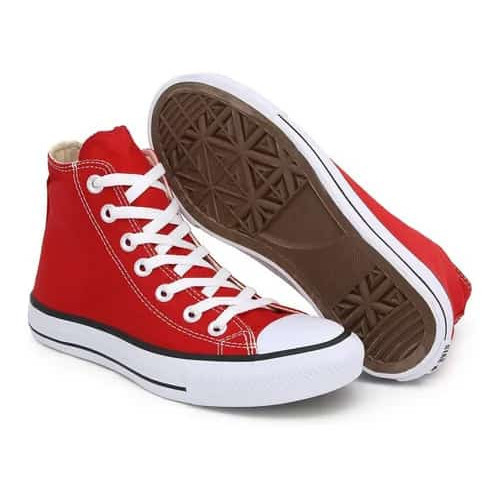 Tênis Botinha Feminino All-Venvici Star Cano alto Tradicional Casual Queimão de Estoque | Shopee ...