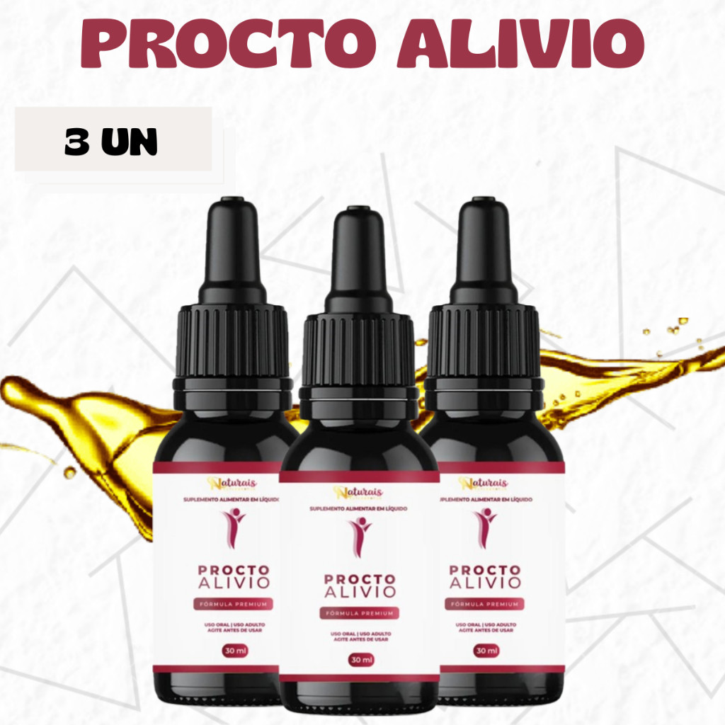 PROCTO ALIVIO SUPER EFICAZ 3 FRASCOS | Shopee Brasil