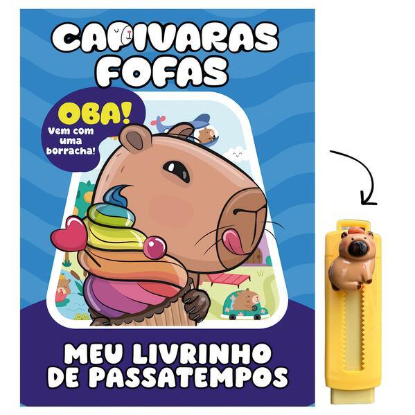 Capivaras Fofas Meu Livrinho Passatempos 02 - Borracha | Shopee Brasil