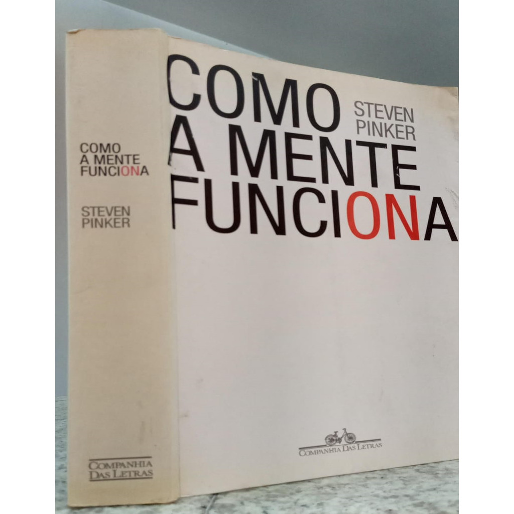 Como Funciona a Mente Humana autor STEVEN PINKER | Shopee Brasil