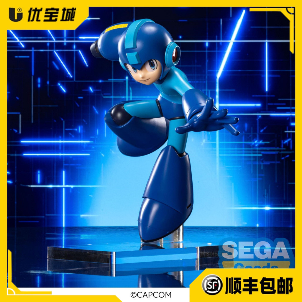 Versão japonesa SEGA 2025 Mega Man Jingpin Figura nova em folha ...