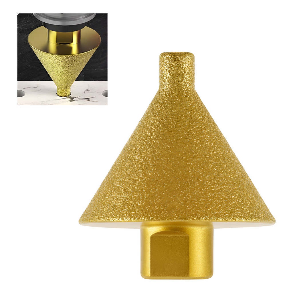 Broca Chanfro Cônica Diamante Esmerilhadeira M14 9mm 50mm | Shopee Brasil