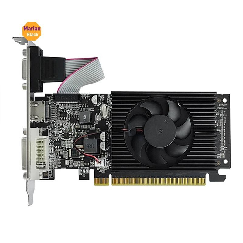 Placa Gráfica GT210 1GB DDR3 64Bit PCIE 2.0 40nm GPU-Compatível + VGA + DVI De Vídeo Desktop ...
