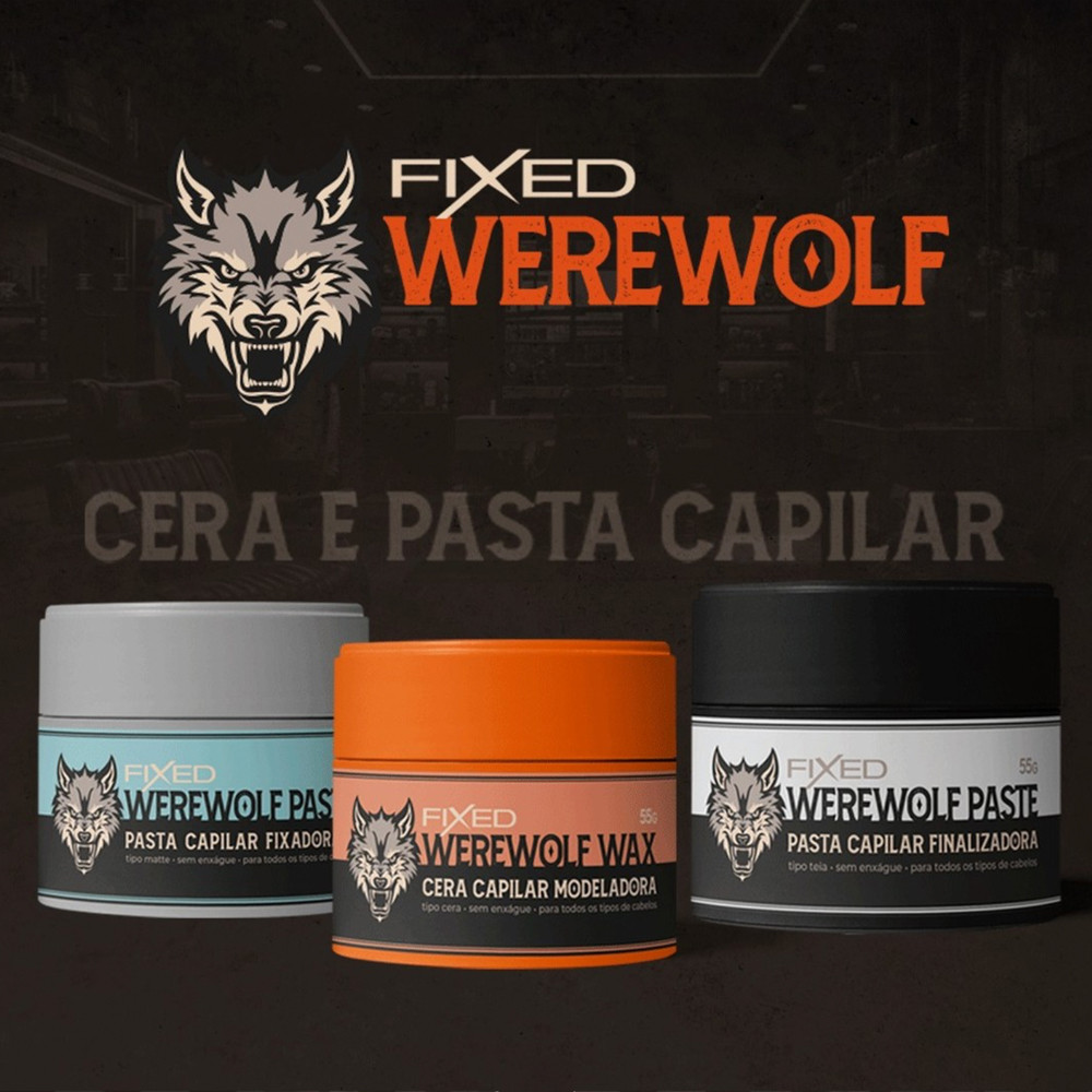 Pasta e Cera Capilar com Queratina FIXED – Fixadora, Modeladora e ...