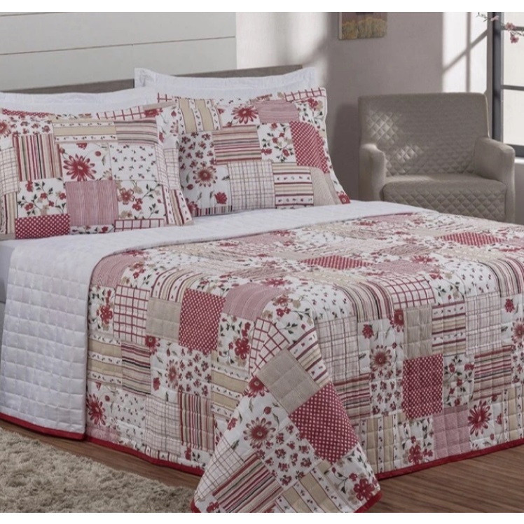 Cama de Cobre com Vários Padrões em Relevo, Face Única, Casal ou ...