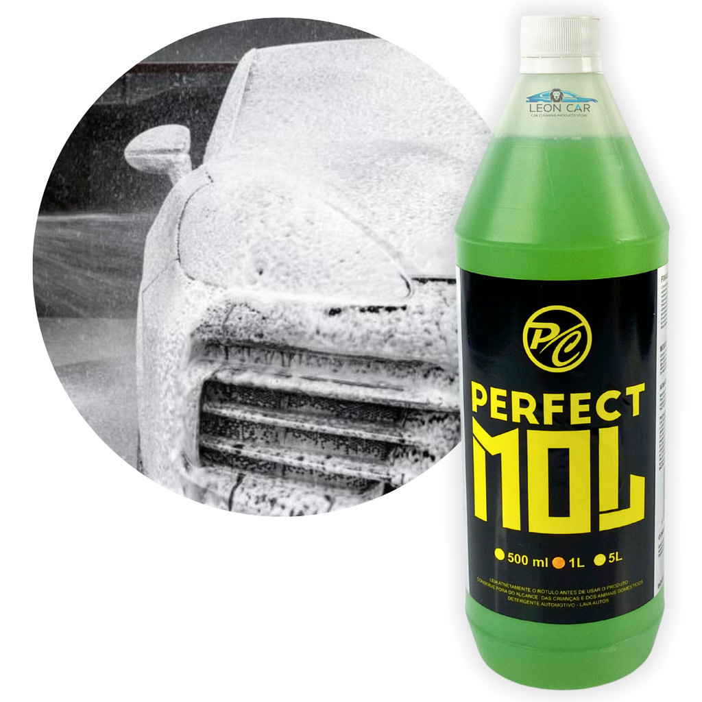 Shampoo Automotivo Perfect Mol Limpeza Pesada Perfect Cars 1L Lava Auto ...