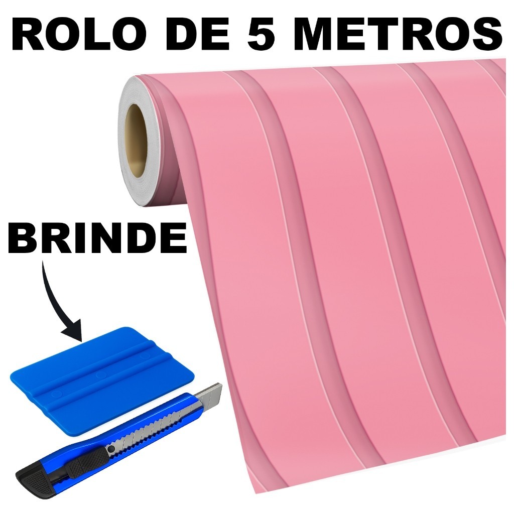 Papel de Parede Adesivo Ripado Rose Auto Colante Ripas Rosa Madeira ...