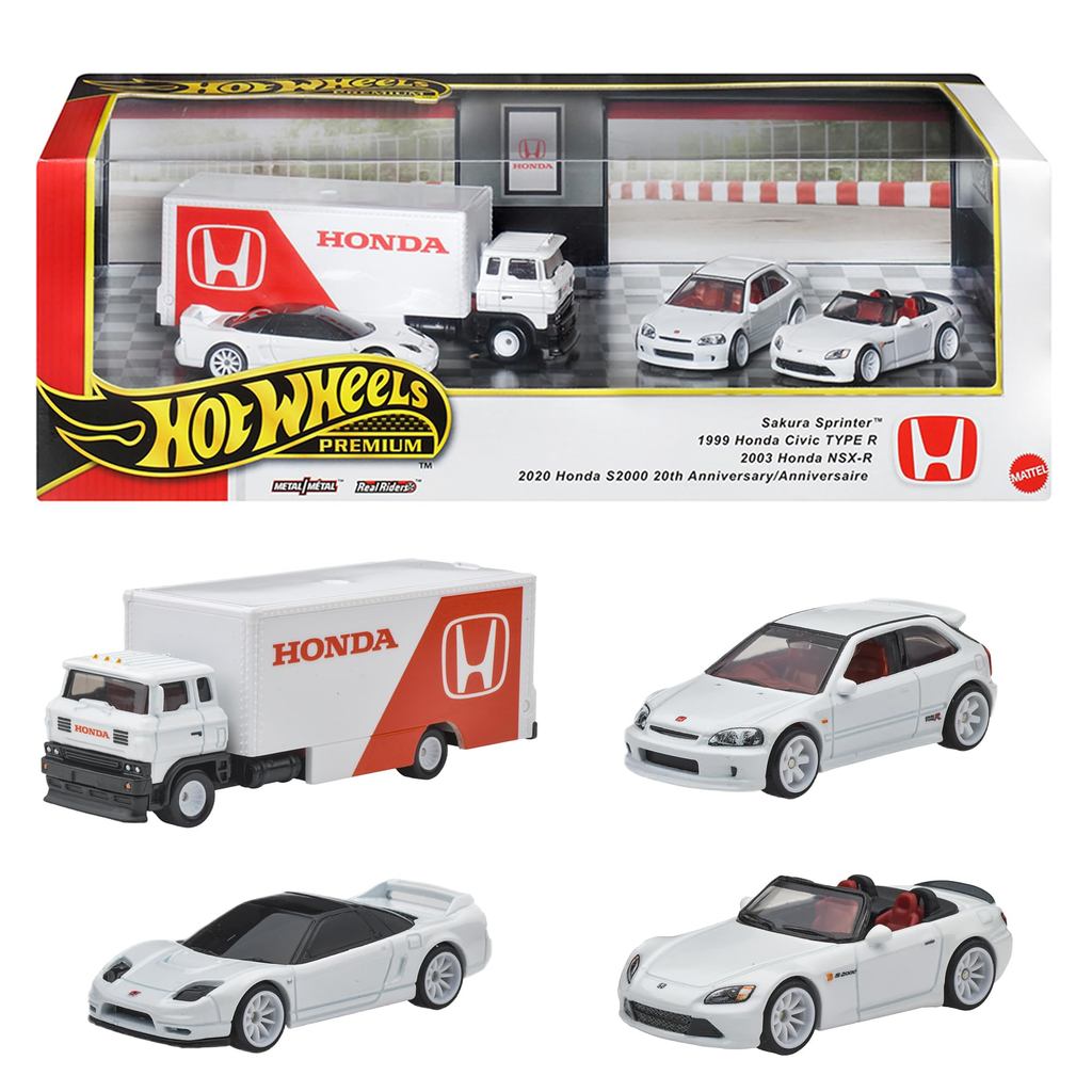 Hot Wheels Premium Collector Set Assortment - Honda Type R Heritage ...