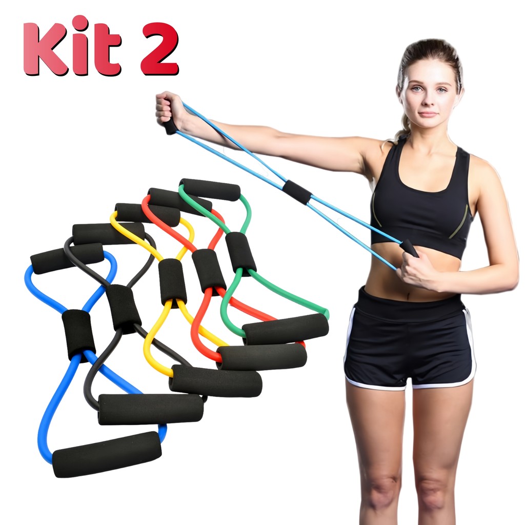 Elastico Faixa Elástico Para Exercícios Extensor Treino Academia Em ...