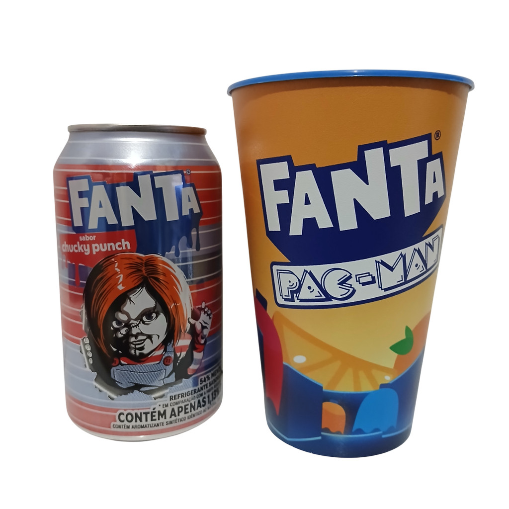 Kit Fanta Chucky Punch Halloween com Copo Fanta Pac-man Lata ...
