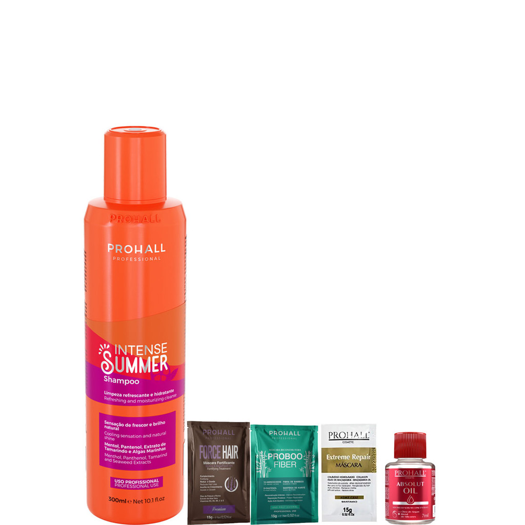 Shampoo Intense Summer p/ Praia e Piscina -Refrescante 300ml | Shopee ...