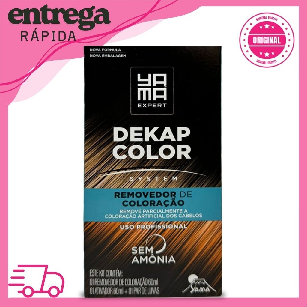 Yamá Dekapcolor System Removedor de Coloração - 120ml | Shopee Brasil