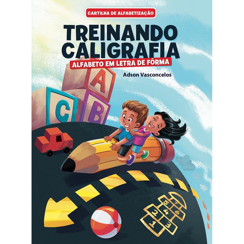 Treinando Caligrafia | Alfabeto em Letra de Forma | Shopee Brasil