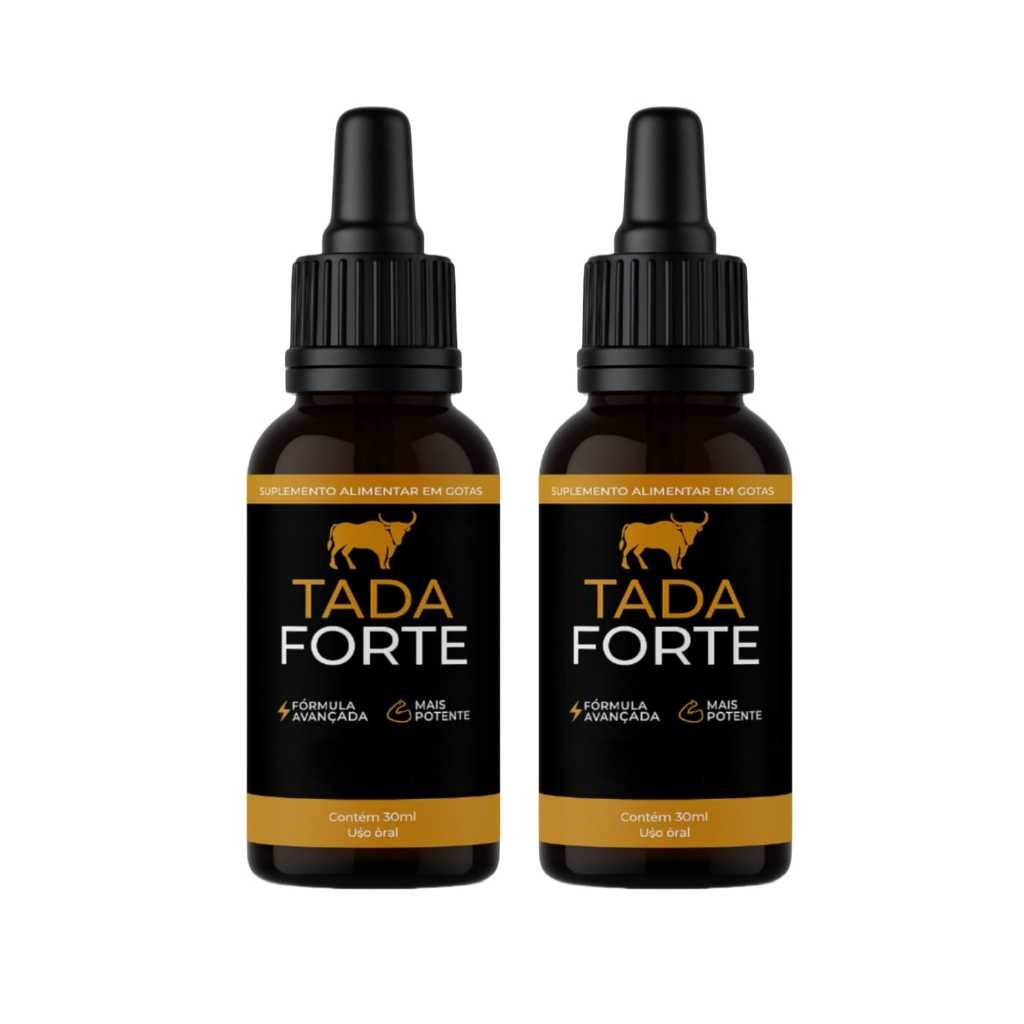 2 Tada Forte 30ml - Formula Original + concentrada + avançada tadala ...