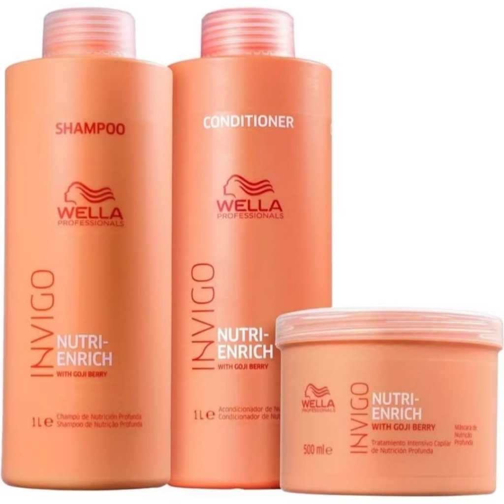 Kit Wella Invigo Nutri-Enrich 3 produtos Grande | Shopee Brasil