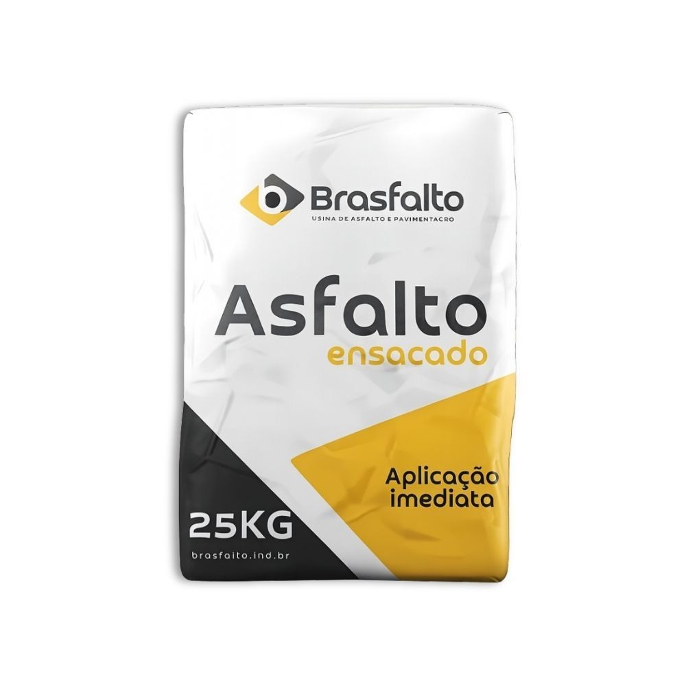 Asfalto Frio Ensacado 25Kg Aplicação Instantânea Brita Real | Shopee Brasil