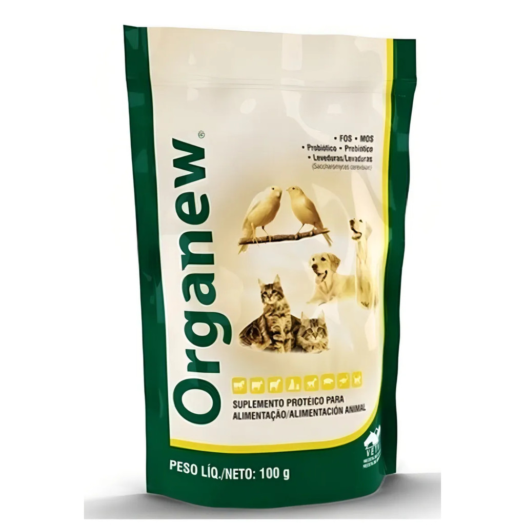 Organew Pet 100g Vetnil Suplemento Vitamínico Mineral para Cães e Gatos ...