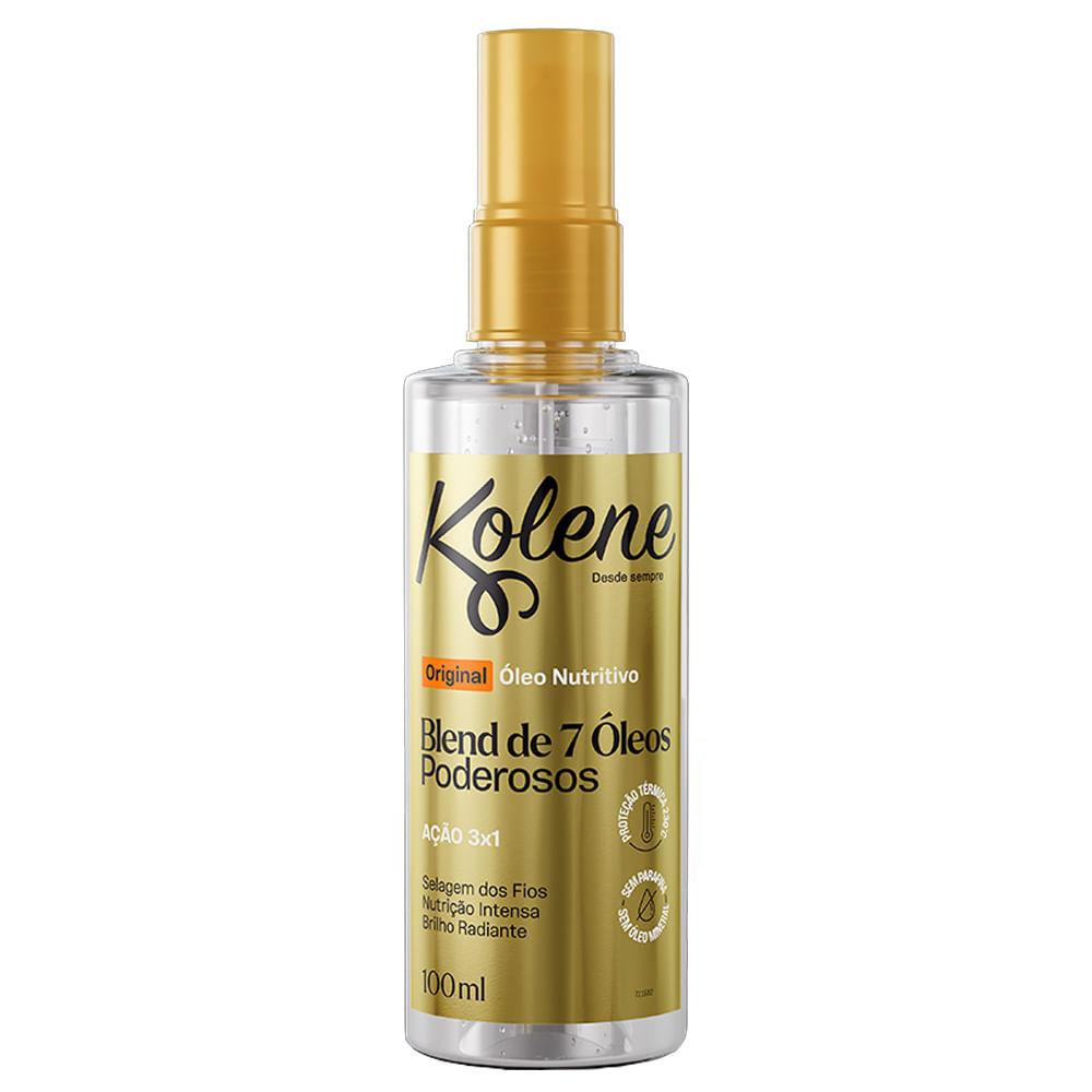 Óleo Capilar Nutritivo Kolene Original 100ml | Shopee Brasil