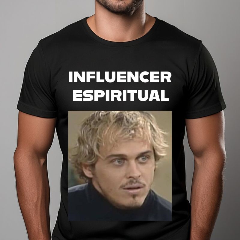 Camiseta camisa básica 100% algodão Estampado Digital Influencer ...