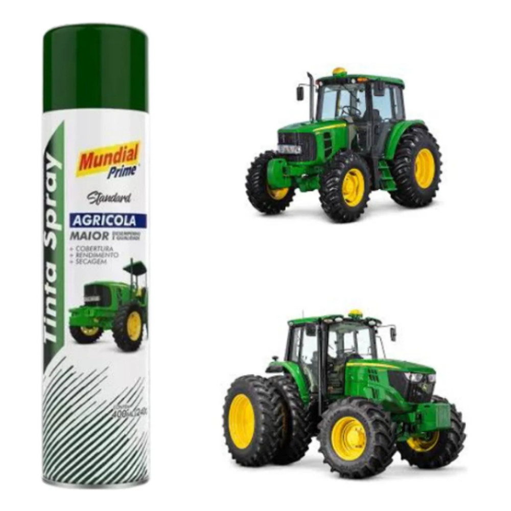 Tinta Spray Agricola Verde John Deere Mundial Prime | Shopee Brasil