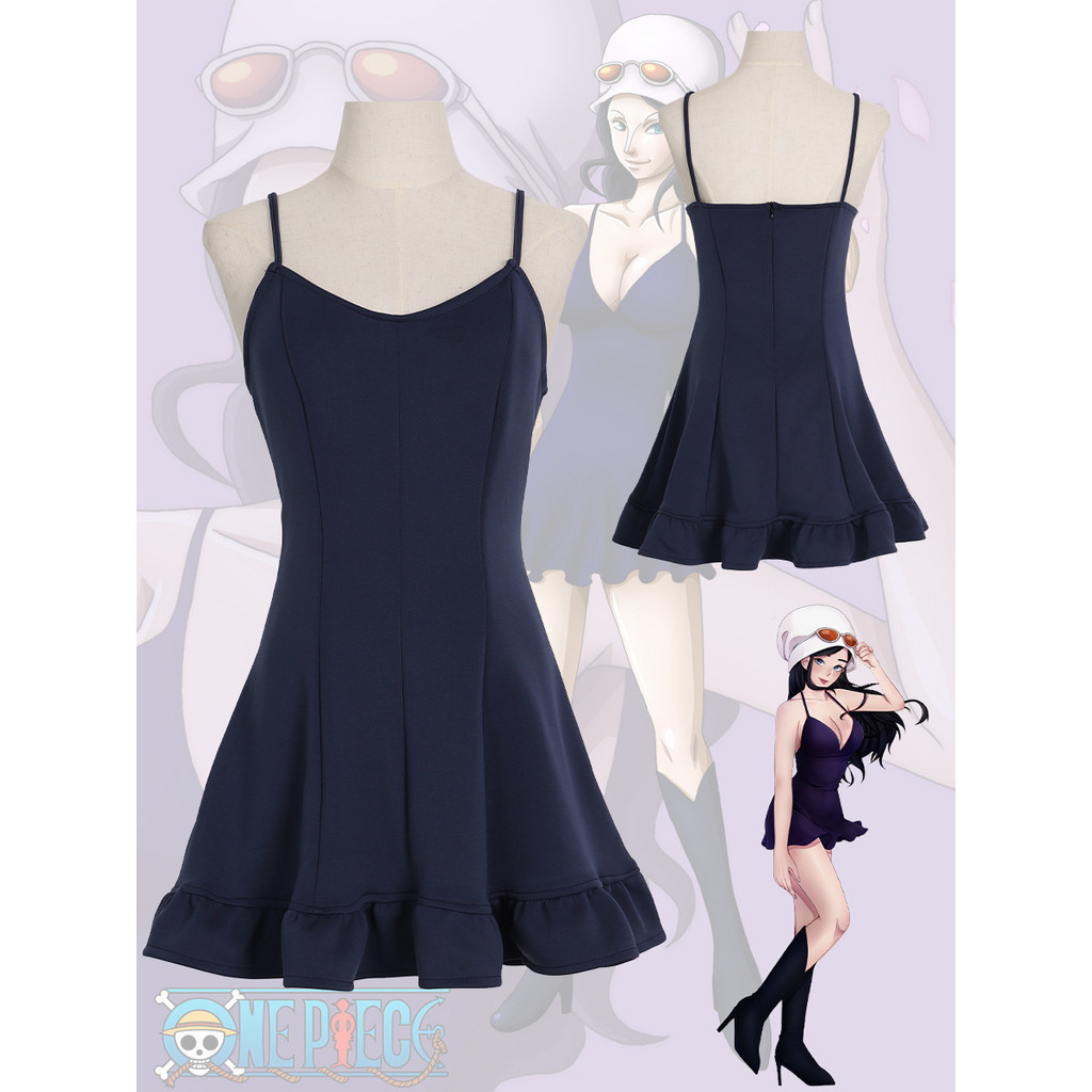 ONE PIECE ONE PIECE Nico Robin cosplay Traje Nico Robin Sling Dress ...