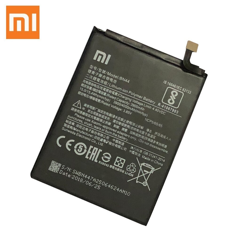 Bateria Celular Xiaomi Redmi 5 Plus Modelo BN44 100% Original | Shopee ...