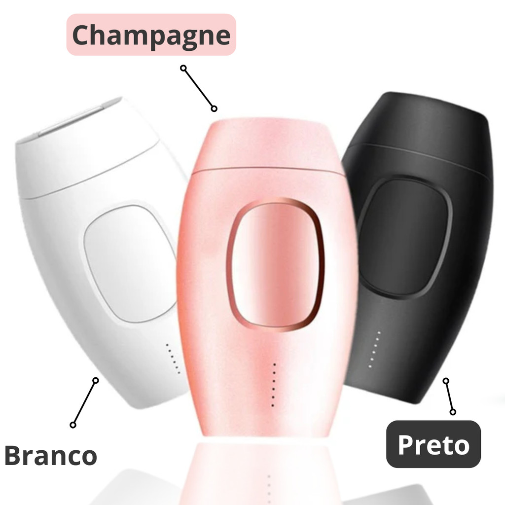 Depilador Laser Luz Pulsada (IPL) Remover de Pelos Indolor Bivolt ...
