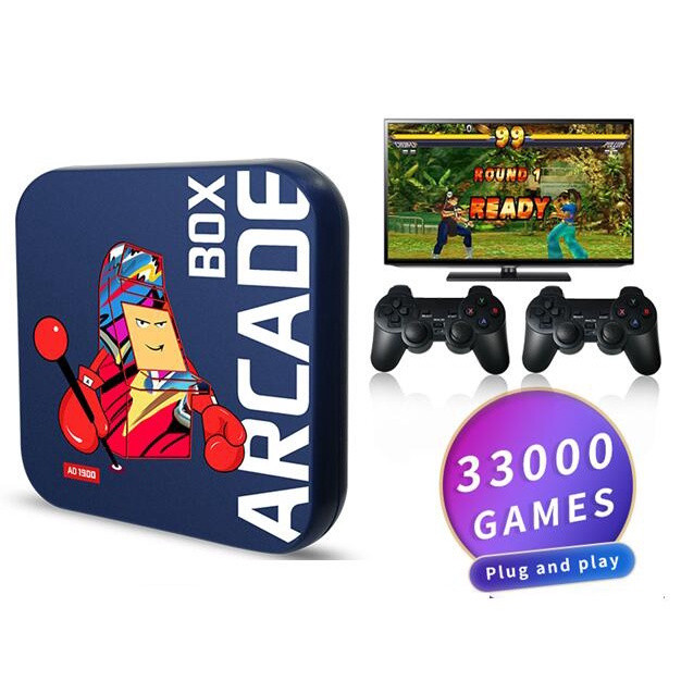Super Console X Arcade Mini Caixa De Videogame Construído Em 33000 ...