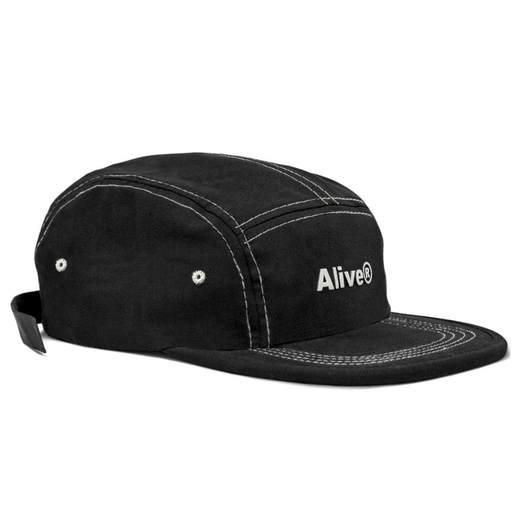 Boné Alive Line White Five Panel Preto | Shopee Brasil