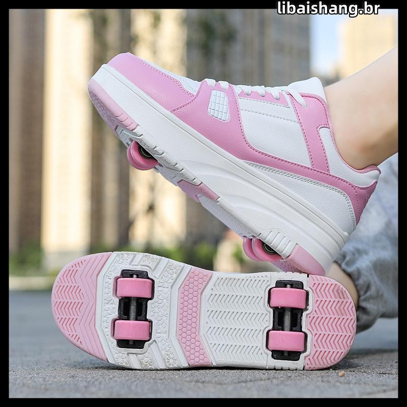 2023 Crianças Populares Heelys Adult Rolos De Roda Dupla Simples Com ...
