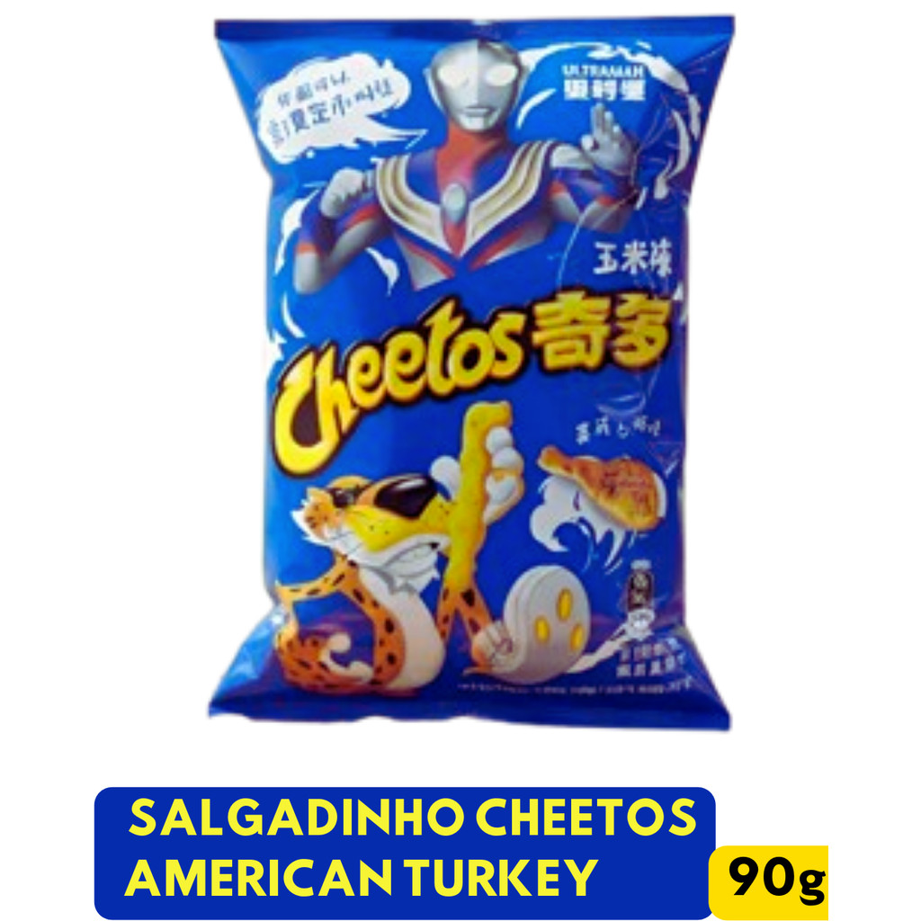 SALGADINHO CHEETOS AMERICAN TURKEY 90G SABOR PERU | Shopee Brasil