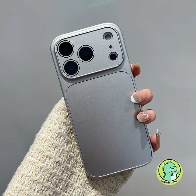 Capa De Telefone Prateada Fosca Para iPhone 17 Air 16E 16 15 14 13 12 ...