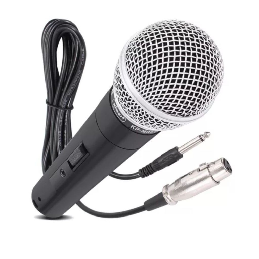 Microfone Profissional Knup Cabo XLR P10 de 5 Metros | Shopee Brasil