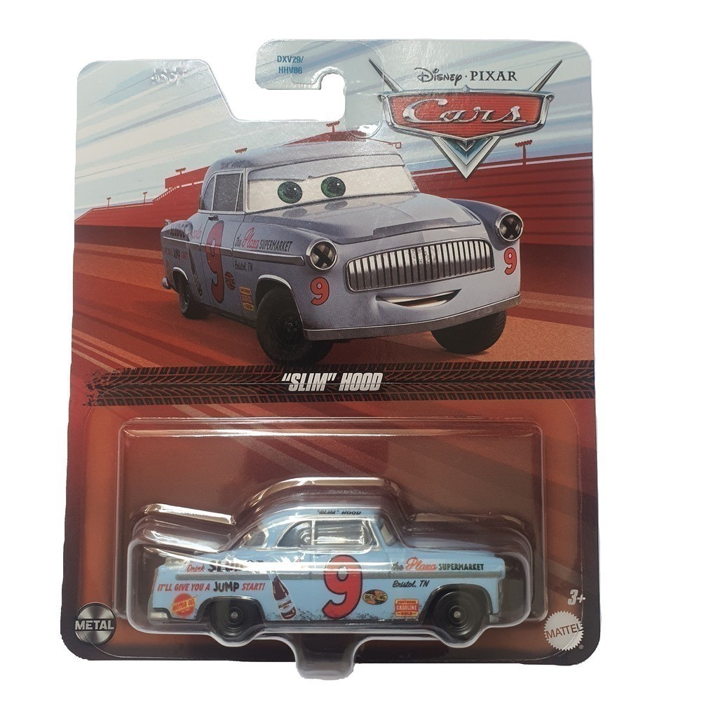 Carrinho Miniatura Disney Pixar Cars Slim Hood - GBY19 | Shopee Brasil