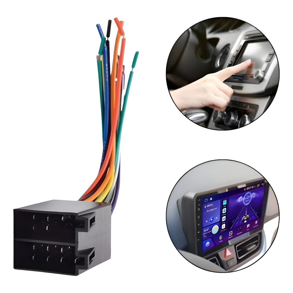Plug Chicote 16 Vias Macho Som Radio Multimidia Geral 82165 | Shopee Brasil