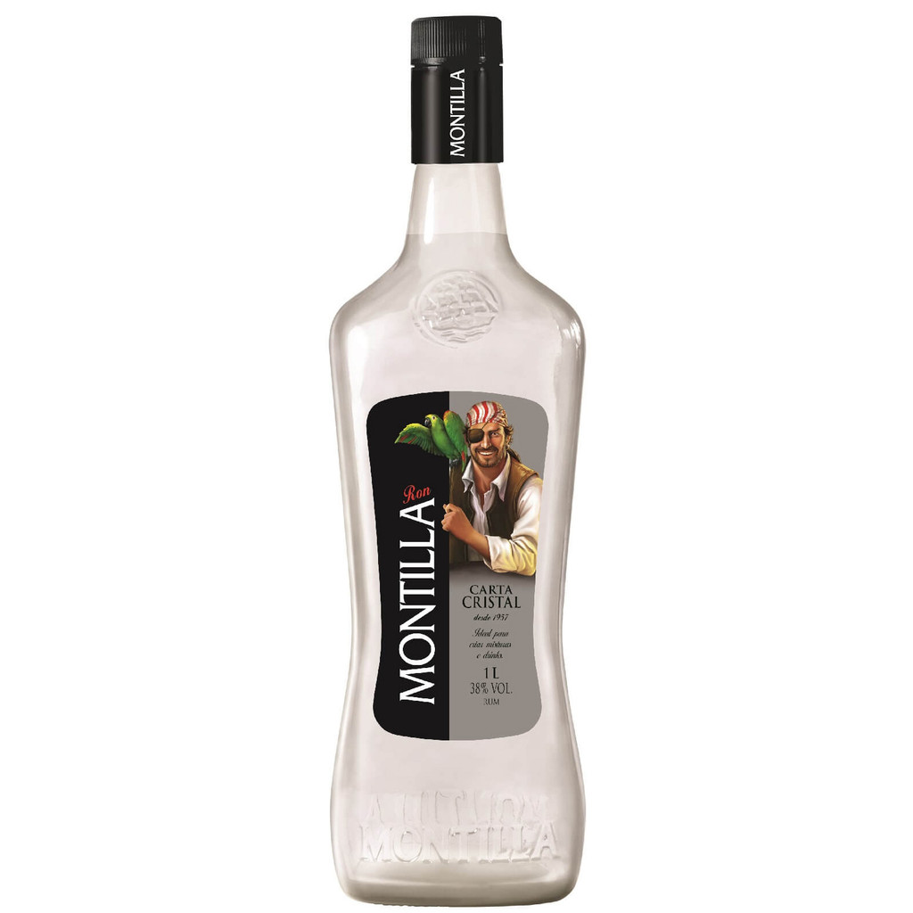 Rum Montilla Carta Cristal 1 L | Shopee Brasil