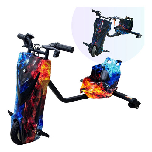 Carrinho Rolimã Eletrico Triciclo Drift 65kg Kit Protecao Triciclo ...