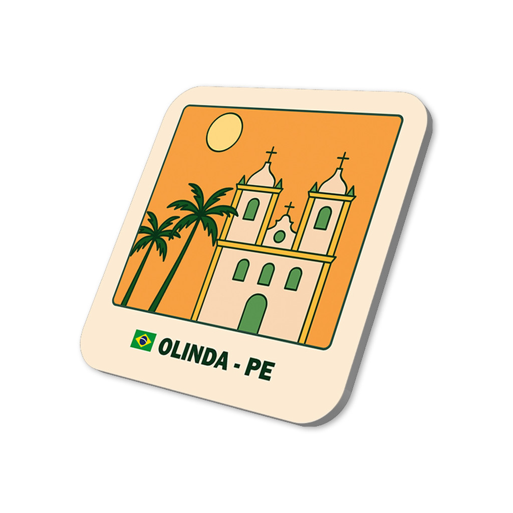 Imã Turístico Souvenir da Região Nordeste do Brasil 5x5cm | Shopee Brasil