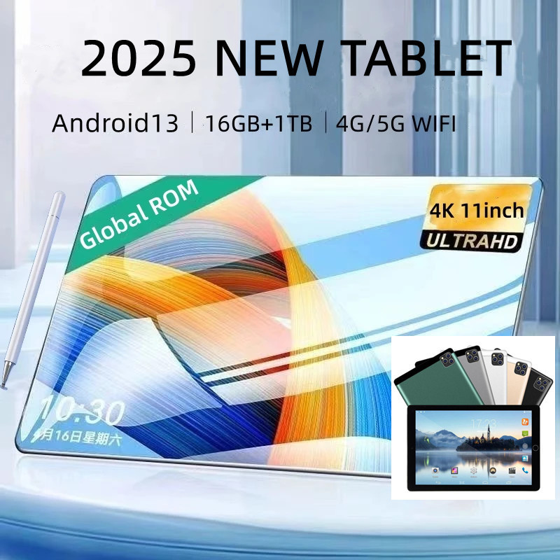 2025 grande venda versão Global tablet pc Android13 16GB RAM + 1TB ROM ...