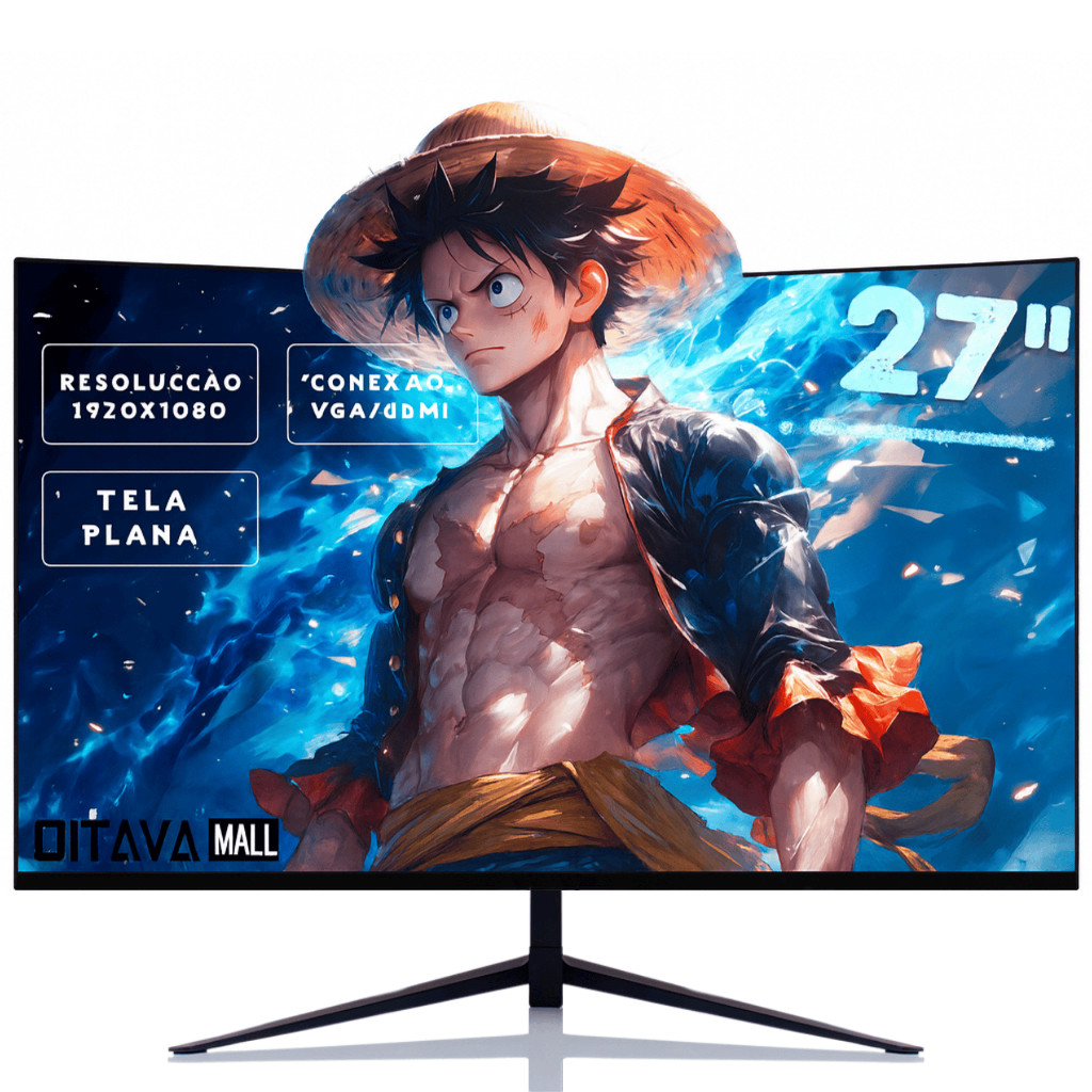 Monitor Gamer LED IPS 27" Full HD 120Hz 1ms HDMI Design Slim Borda Infinita | Shopee Brasil