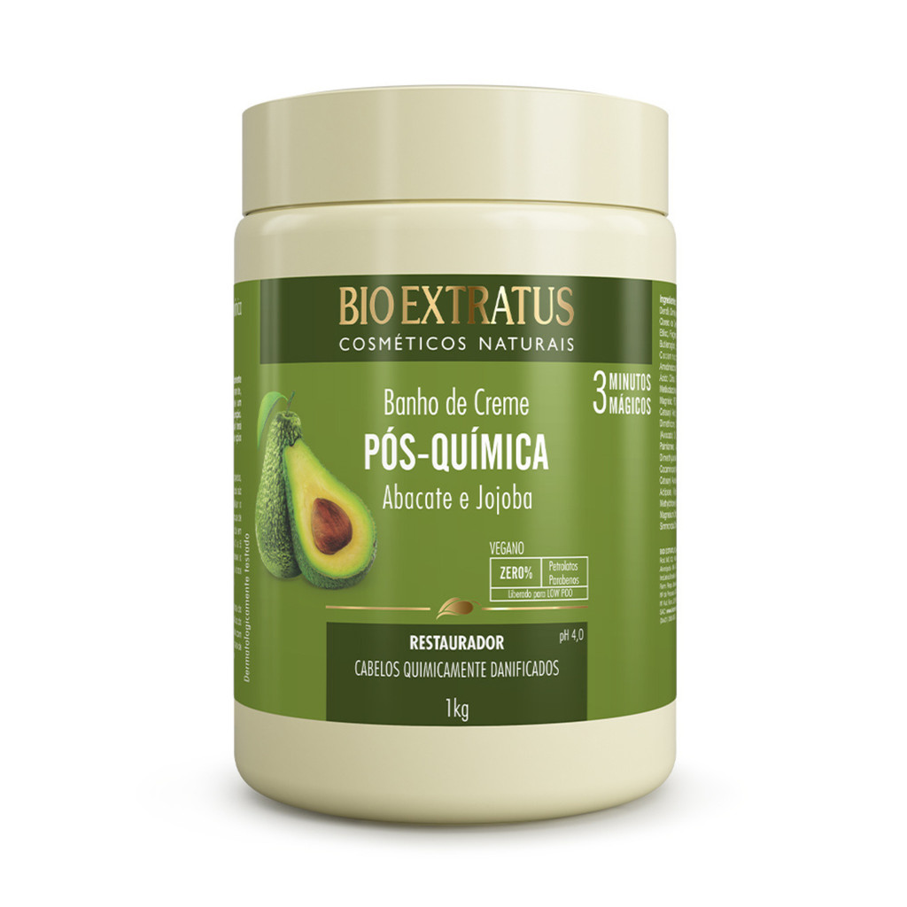 Banho de Creme Pós-Química Bio Extratus 1Kg | Shopee Brasil