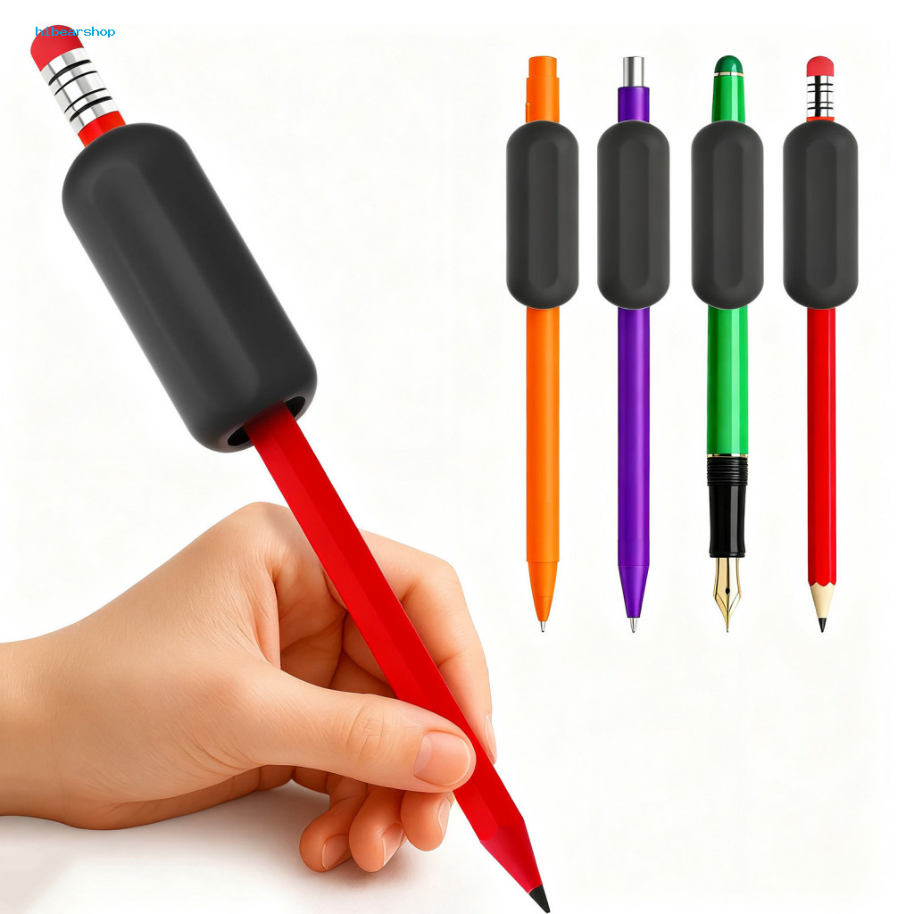 Silicone Ergonomic Pen Holder 5pcs Handwriting Aid Grips Improve ...