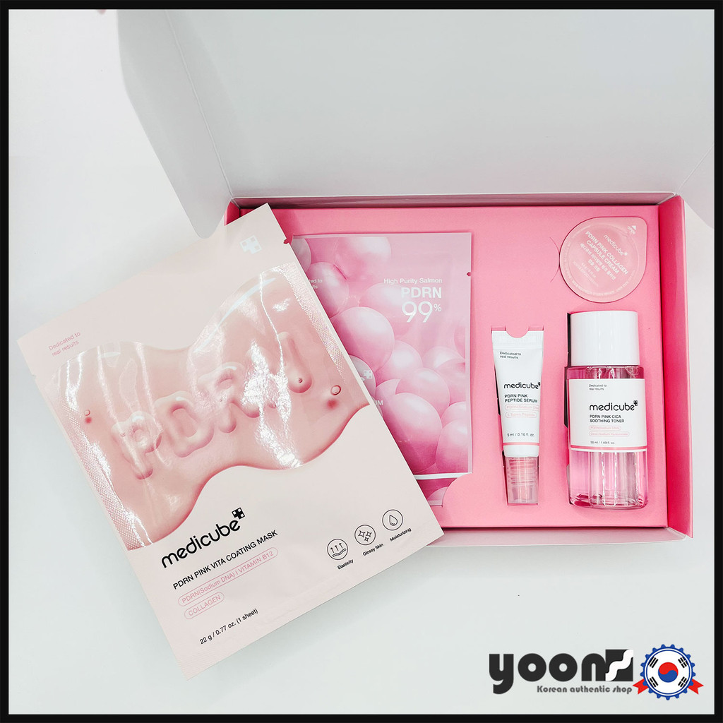 [medicube] KIT PDRN GLOW_Da Coreia | Shopee Brasil