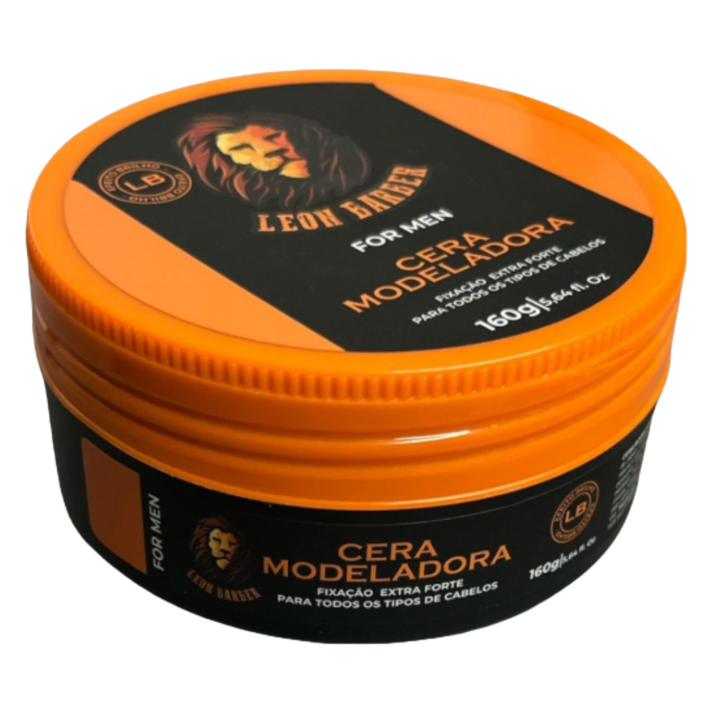 Cera Modeladora para cabelo Leon Barber 160g | Shopee Brasil