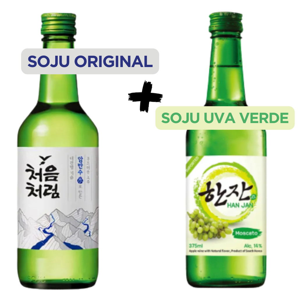 KIT SOJU ORIGINAL + SOJU UVA VERDE | Shopee Brasil