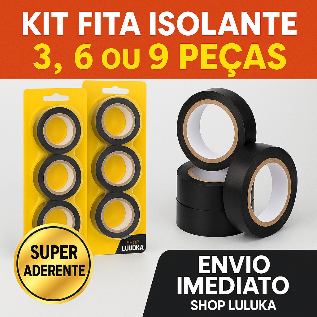 Kit Fita Isolante 3 Unidades Bomder | Super Aderente, Isolamento ...