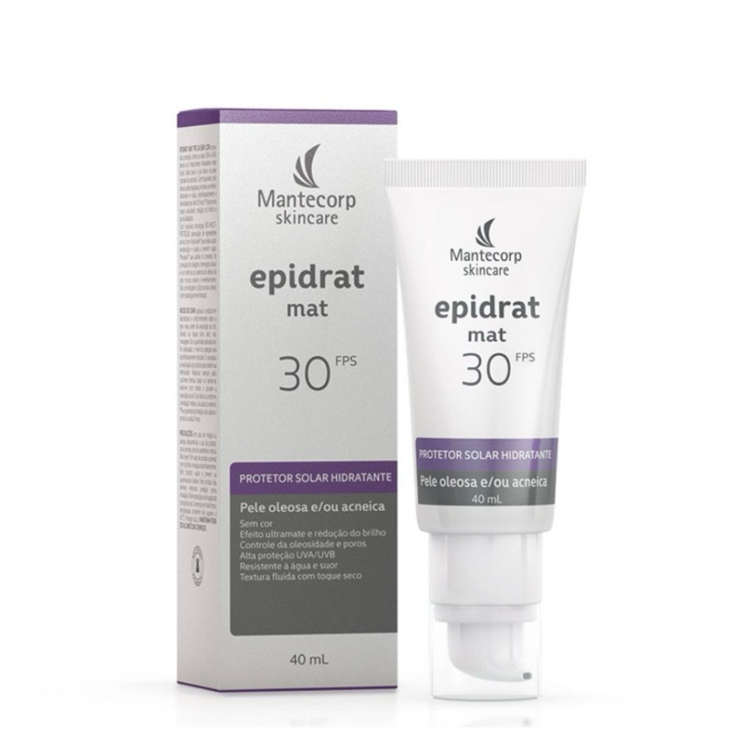 Hidratante Facial Epidrat Mat Fps 30 Sem Cor 40ml | Shopee Brasil