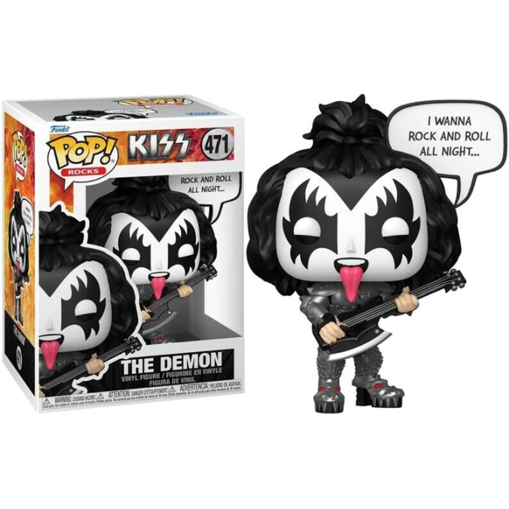 Funko Pop Rocks Kiss Sayings The Demon 471 | Shopee Brasil