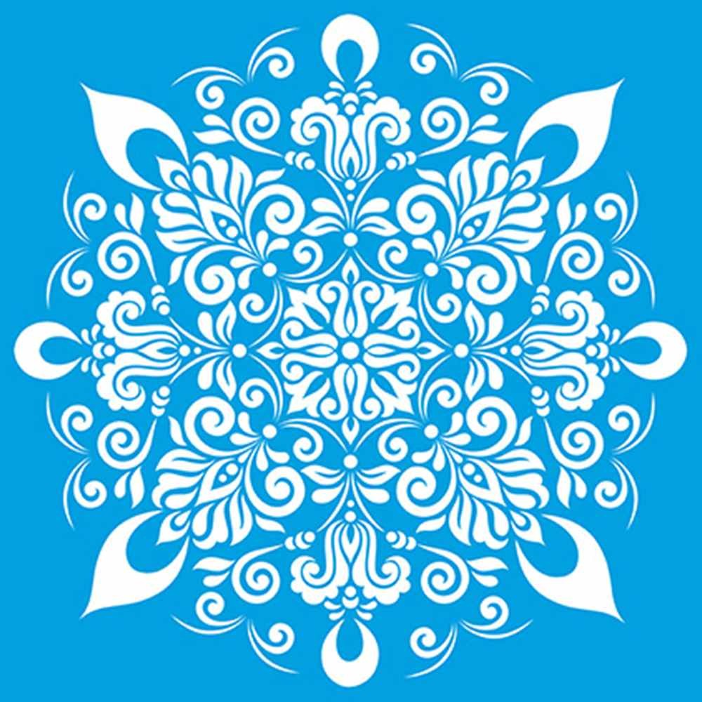 Stencil Litoarte 30x30 STQG-009 Mandala | Shopee Brasil